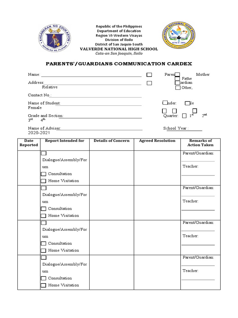Communication To Parents Using Various Modalities | PDF