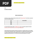 Turnover Declaration Letter Form | PDF | Taxes | Signature
