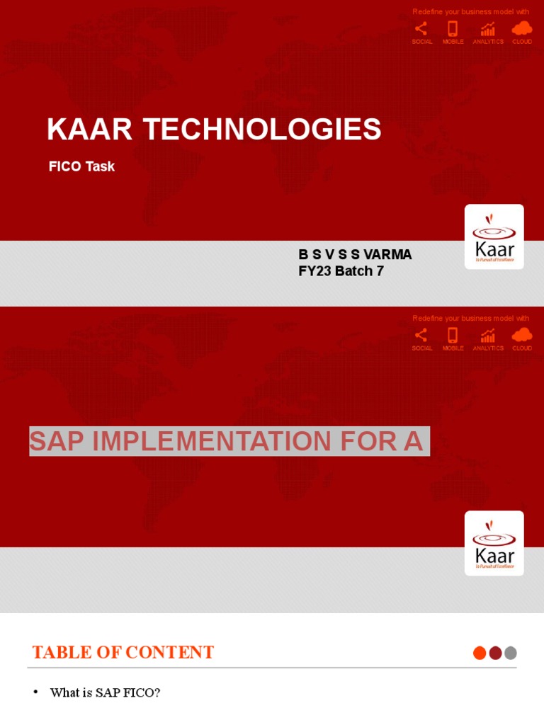 SAP FICO Implementation Overview | PDF | Expense | Banks