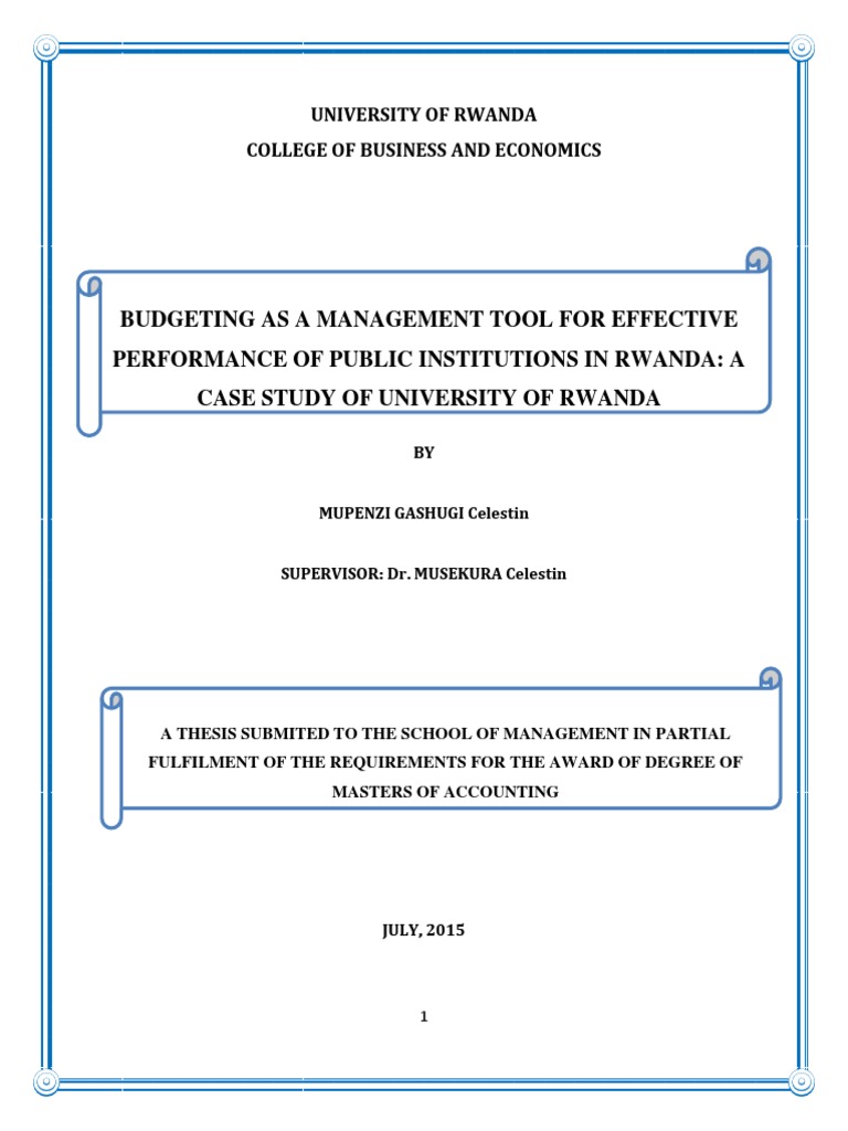 Theoretcial Framework 2 | PDF | Budget | Goal