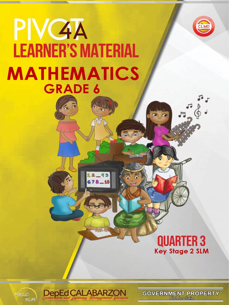 Math G6 Q3 | Download Free PDF | Rectangle | Area