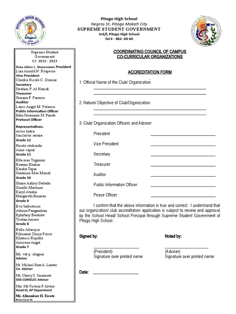 Accreditation Form | PDF