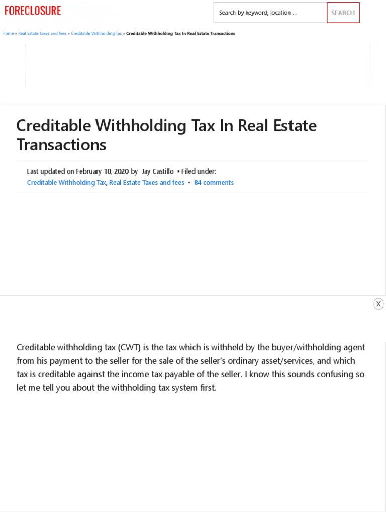 BIR - Remittance of CWT (Form 1606) Discussion 1 | PDF | Taxes | Income ...