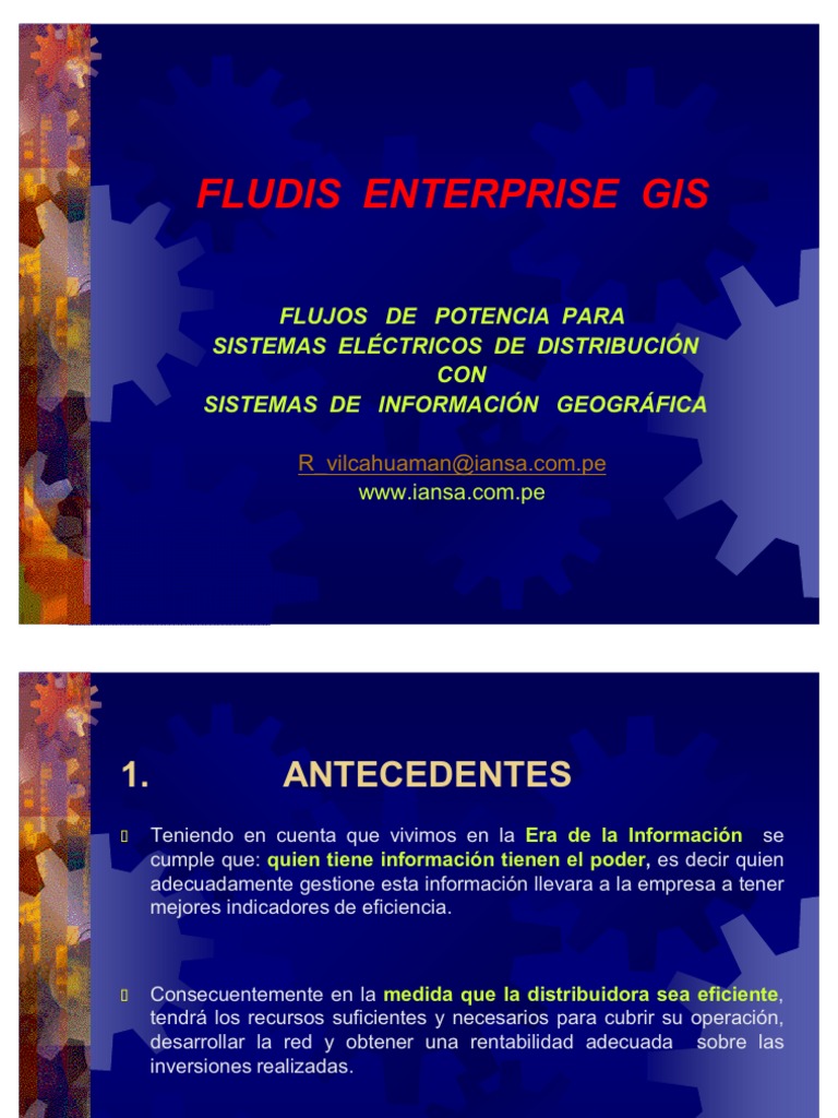 Fludis Enterprise Gis | PDF | Sistema de información geográfica ...