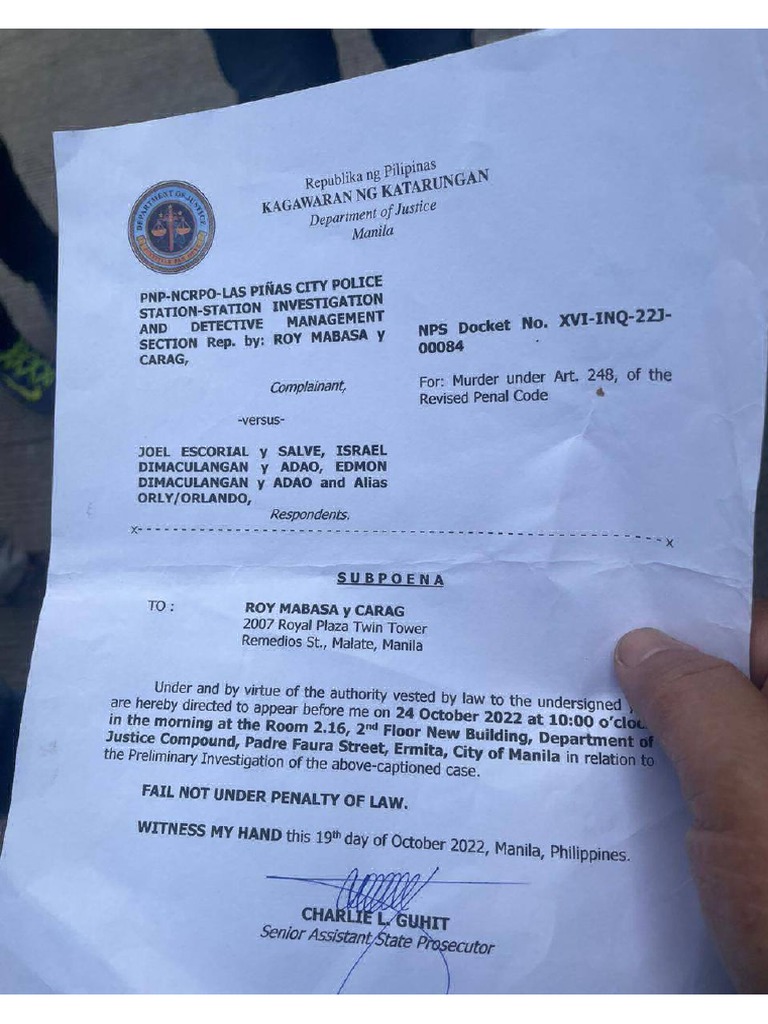 Joel Escorial's Extrajudicial Confession | PDF