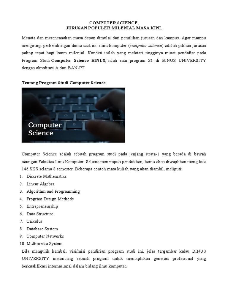 Komputer Science | PDF | Komputer