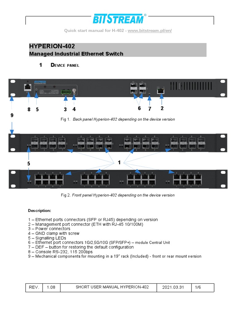 IO HYPERION-402 Short | PDF | Power Supply | Command Line Interface