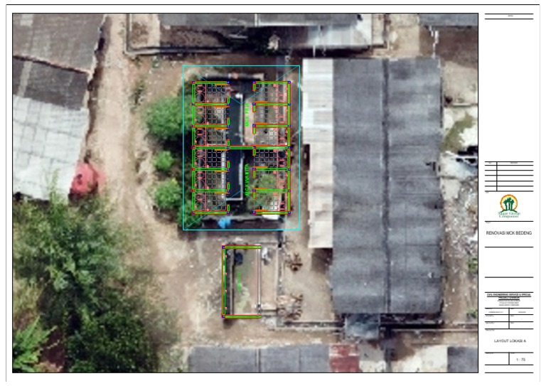 Layout Renovasi MCK TS Baru Lokasi A - HRD | PDF
