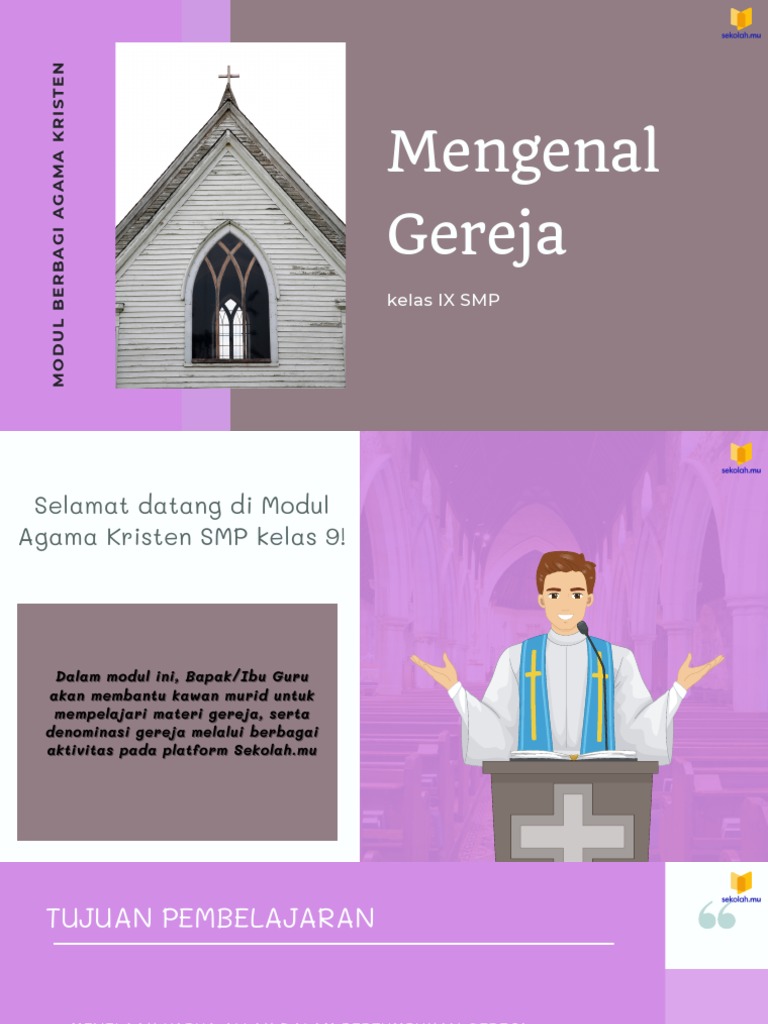 Modul Ajar Agama Kristen Mengenal Gereja | PDF