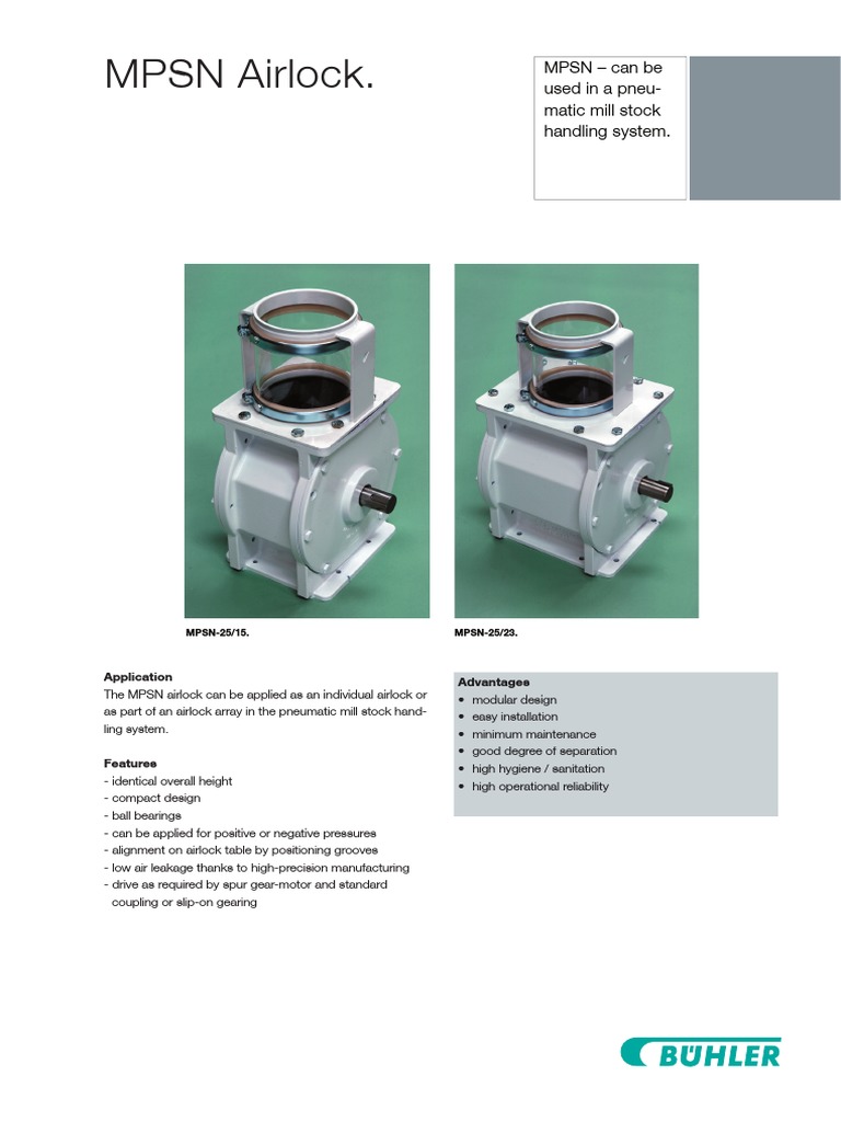 Rotary Airlock Valve | PDF | Manufactured Goods | Mechanical Engineering