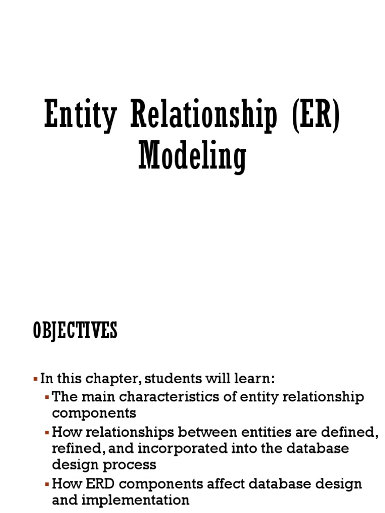 Understanding ERM and ERD Components | PDF | Software Design | Databases