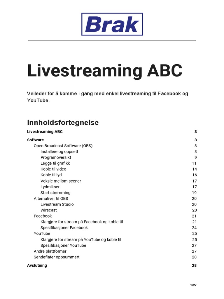 Livestreaming ABC 1 | PDF