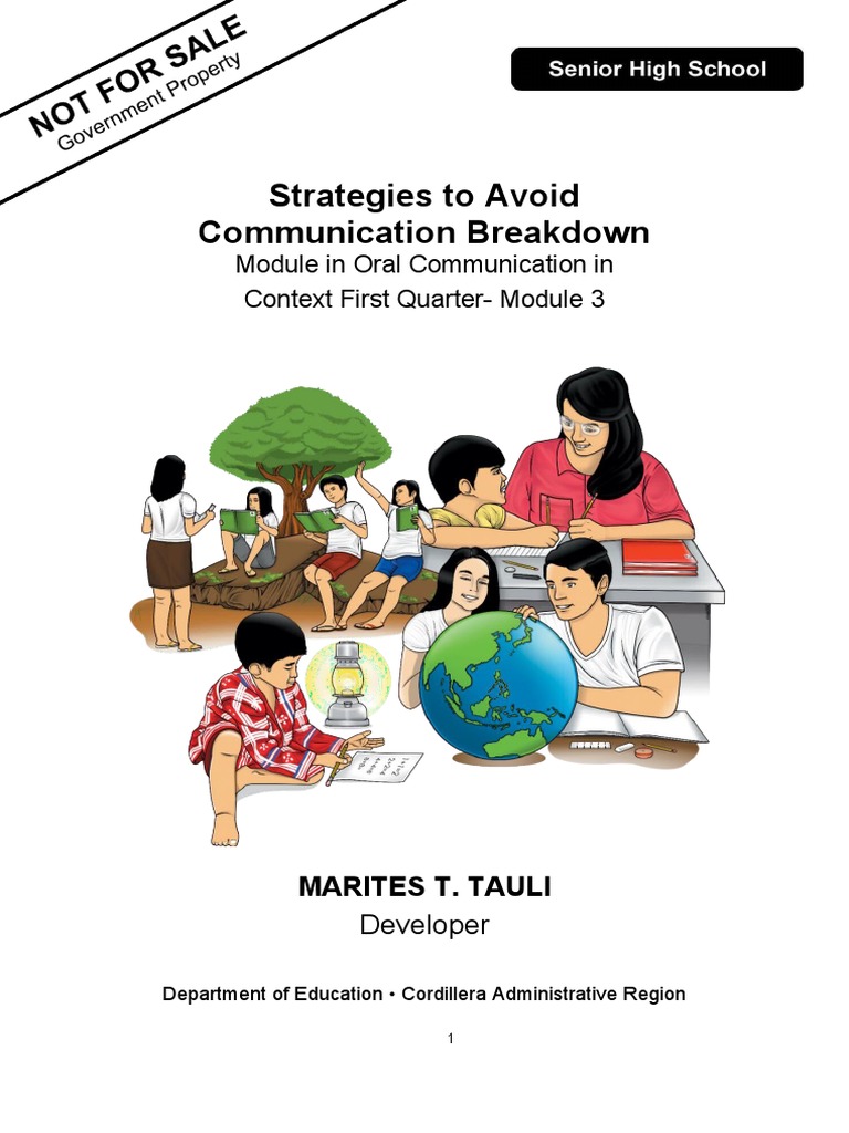 WEEK-3 Strategies Communication Breakdown | PDF | Communication ...