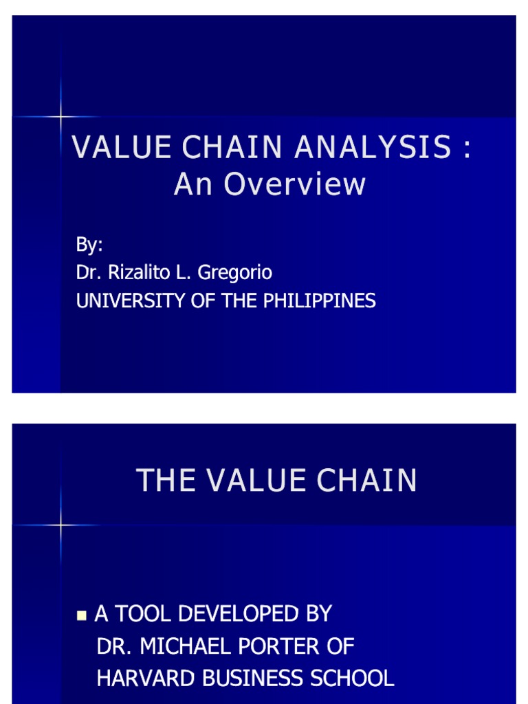 Value Chain Overview | PDF | Value Chain | Logistics