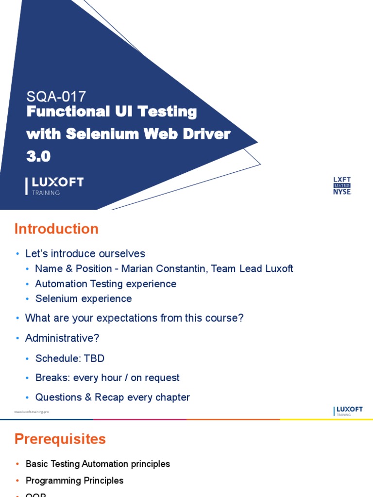Selenium WebDriver 3x (Java) | PDF | Selenium (Software) | Systems ... Selenium WebDriver 3x (Java) | PDF | Selenium (Software) | Systems ...