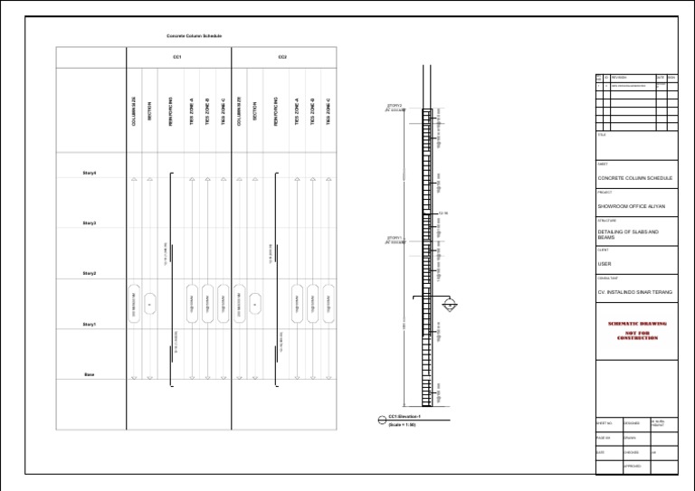 Schedule Column | PDF | Economic Sectors | Civil Engineering
