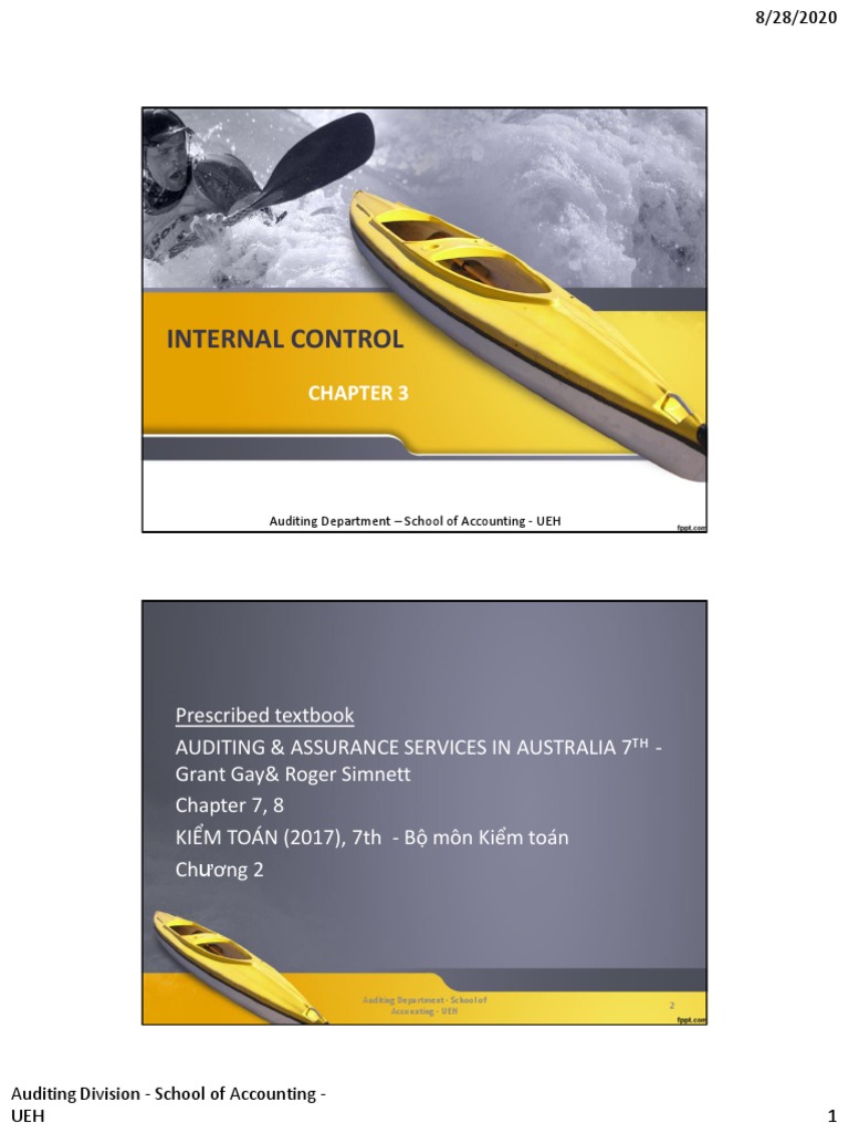 Chapter 3 - Internal Control | PDF | Internal Control | Audit Chapter 3 - Internal Control | PDF | Internal Control | Audit