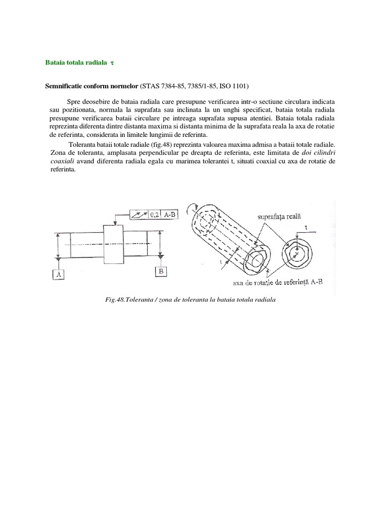 Bataia Totala Radiala | PDF