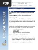 TTL 2 Chapter 2 Developing Project and Problem Based Instructional Plan Rev. 2021 | PDF ...