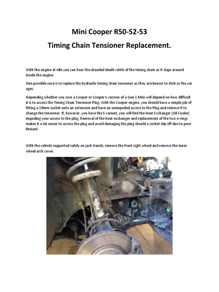 R53 Timing Chain Tensioner | PDF | Electrical Connector | Manufactured ...