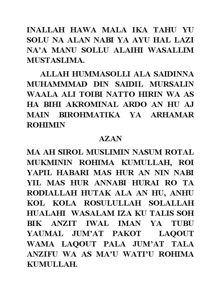 Doa Selesai Membaca Yasin | PDF
