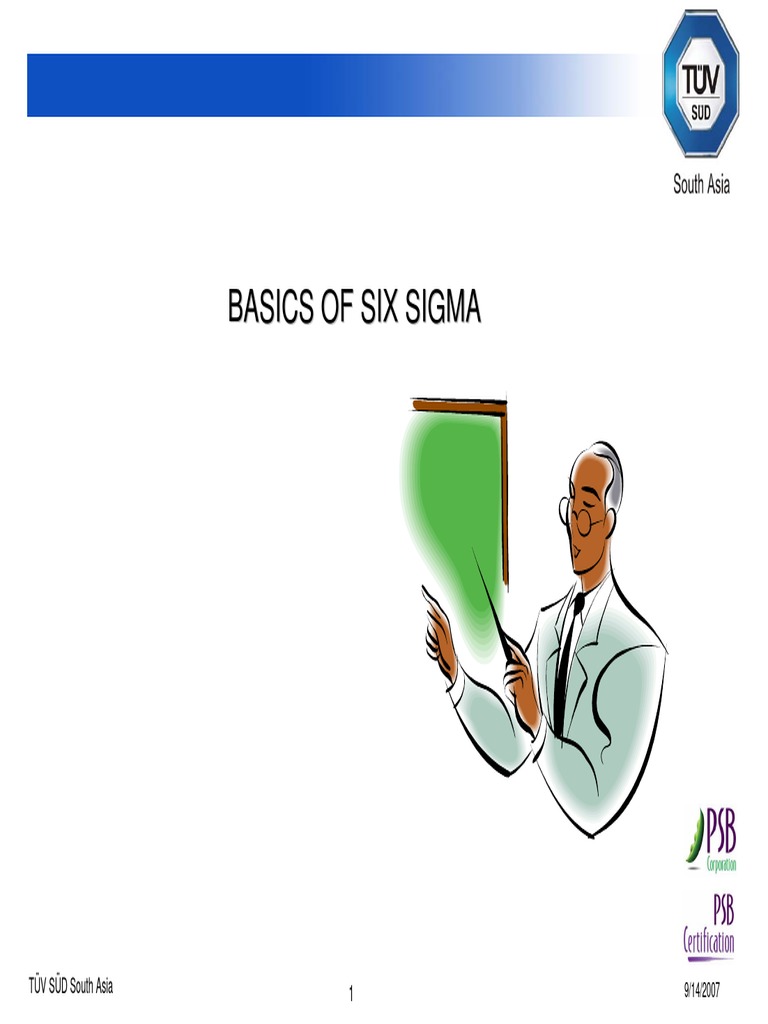 Basics of Six Sigma | PDF | Six Sigma | Business