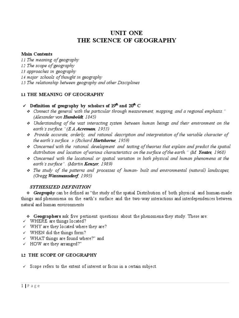 Geography Grade 11 | PDF | Geography | Contour Line