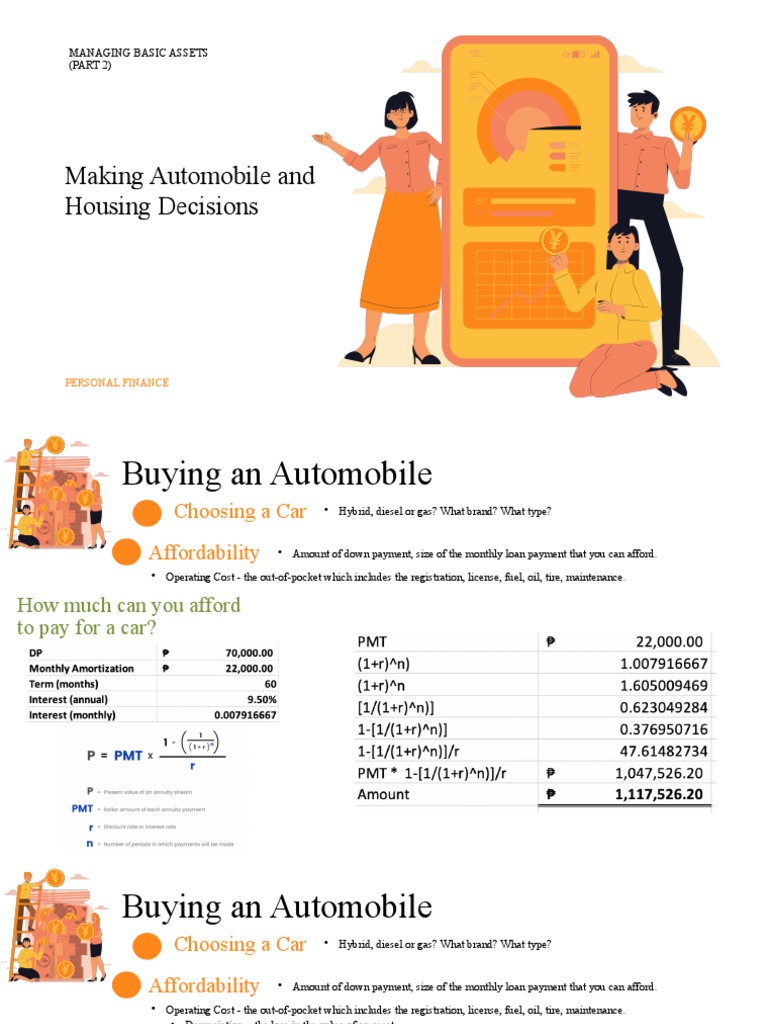 Making Automobile and Housing Decisions | PDF | Lease | Loans