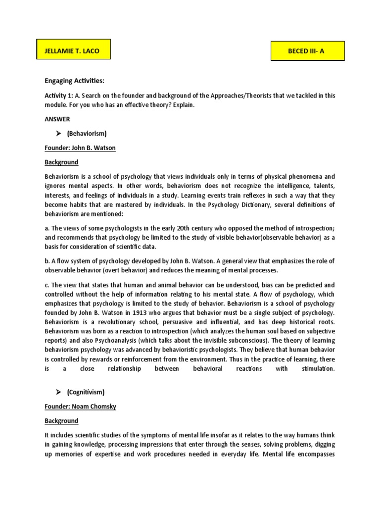 Ece 14 Module 1 Laco | PDF | Constructivism (Philosophy Of Education ...