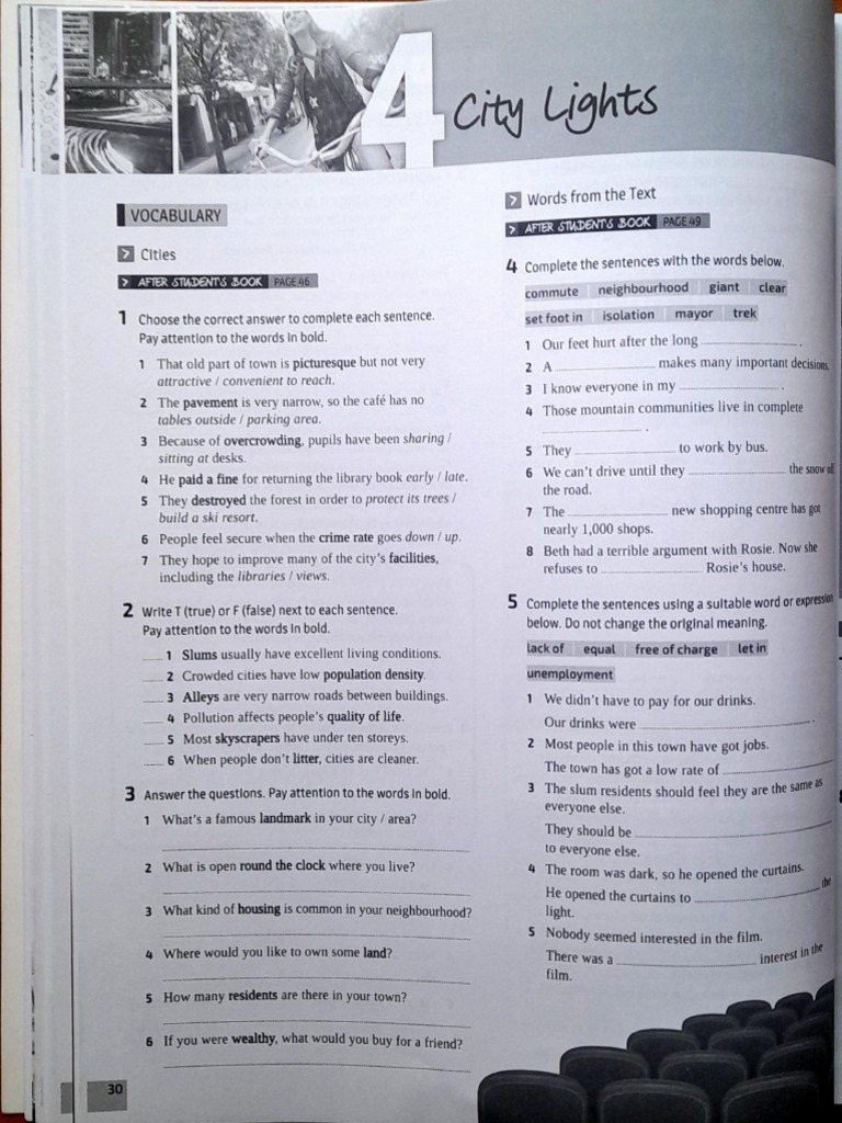 Make The Grade 1 Bach Workbook Tema 4 | PDF