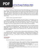 5E Training Proficiency Guidelines | PDF