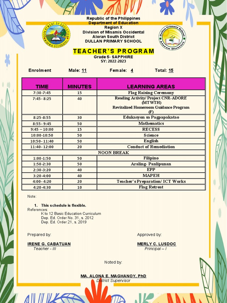 Teachers Program | PDF