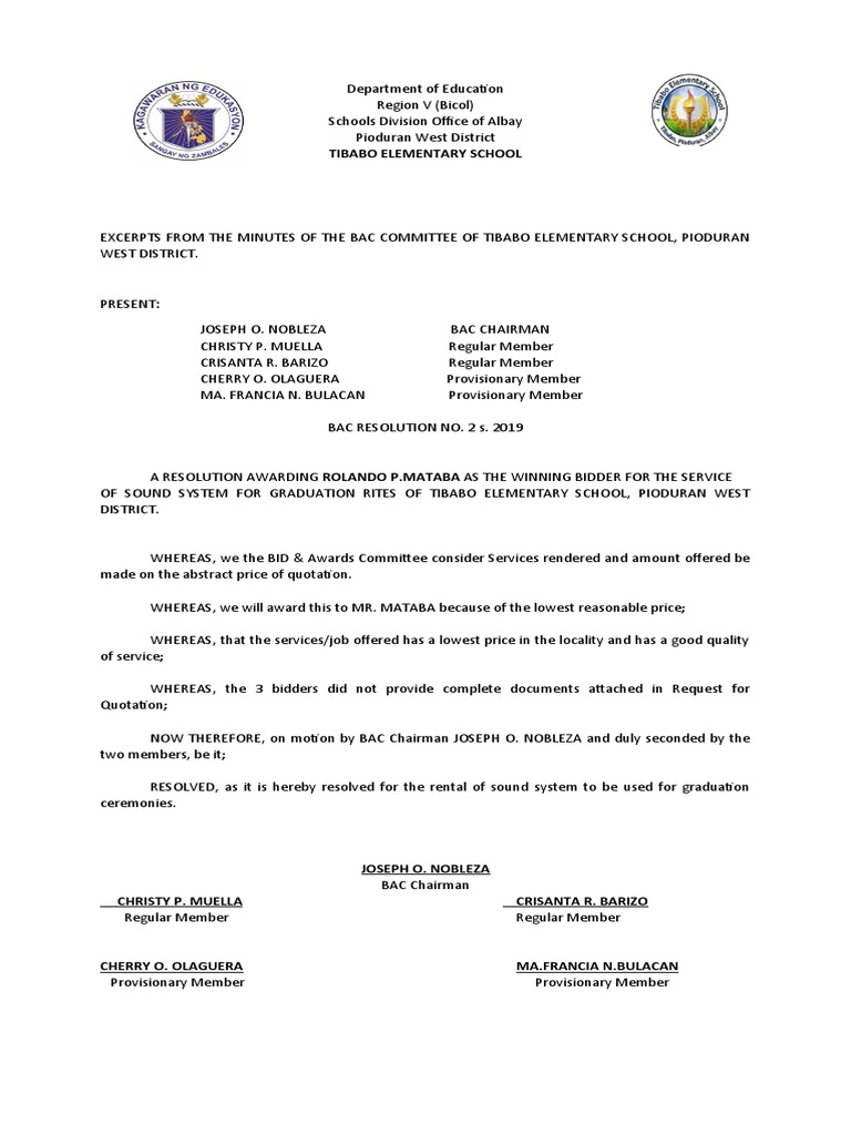 Bac Resolution - Sound System | PDF