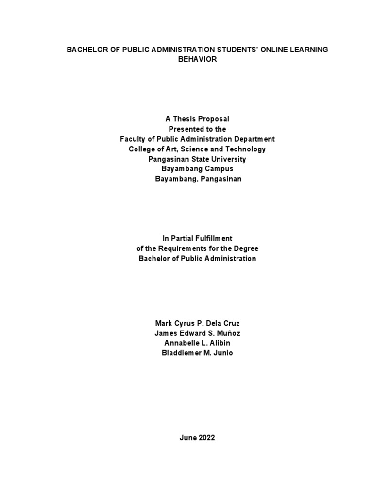 Thesis Cover Contents | PDF | Thesis | Science