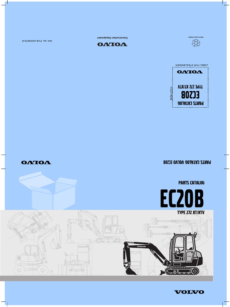 Volvo EC20B Parts Catalog | PDF | Technology & Engineering