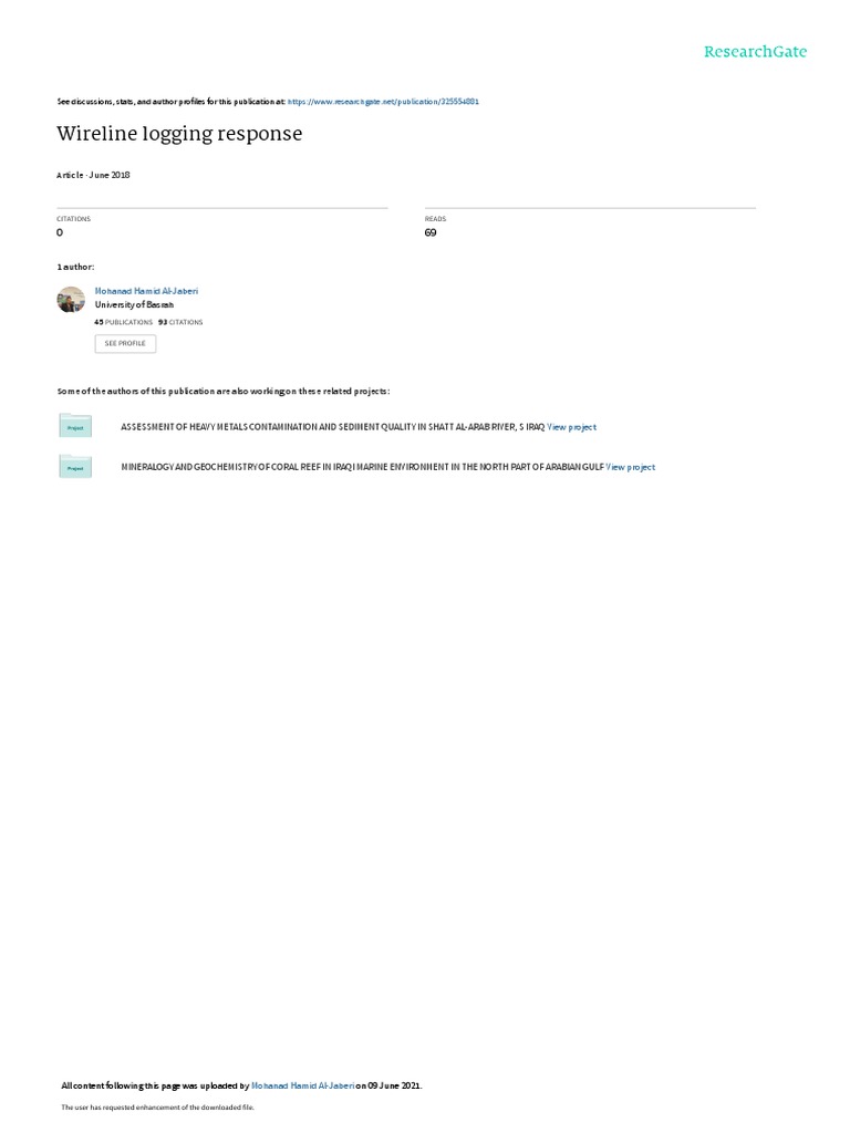 Wire Logging | Download Free PDF | Earth Sciences | Geology