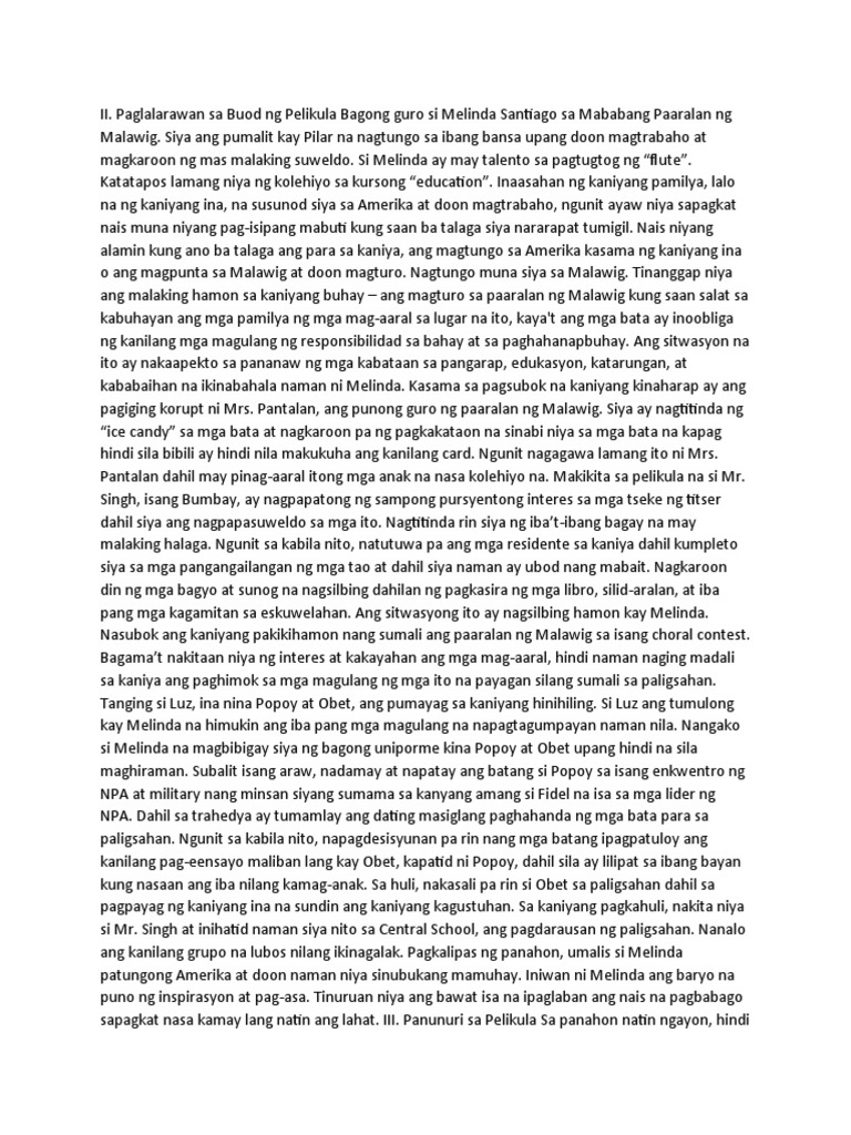 Buod NG Munting Tinig | PDF