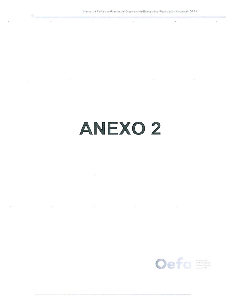 Resolucion de Gerencia General N 006-2019-Oefa-Geg-Anexo-2 | PDF