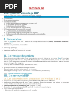 Protocole RIP : Caractéristiques et Fonctionnement | PDF | Routage ...