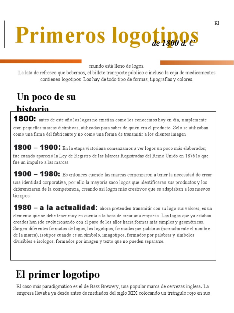 Historia del primer logotipo: Bass Brewery | PDF | Viajes y turismo ...