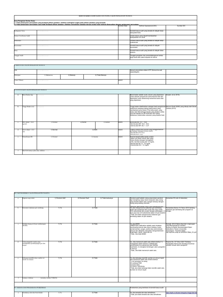 Kertas Kerja Audit | PDF