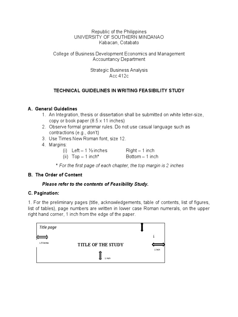 Feasibility Study Writing Guide | PDF