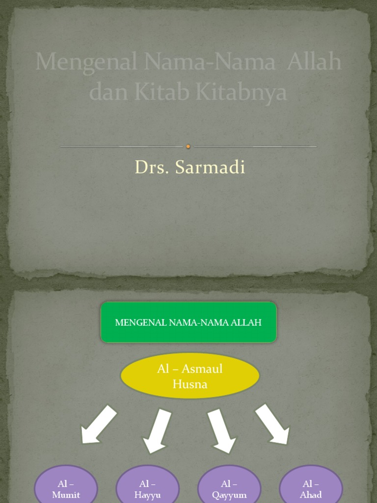 Mengenal Nama-Nama Allah Dan Kitab Kitabnya | PDF | Agama & Spiritualitas