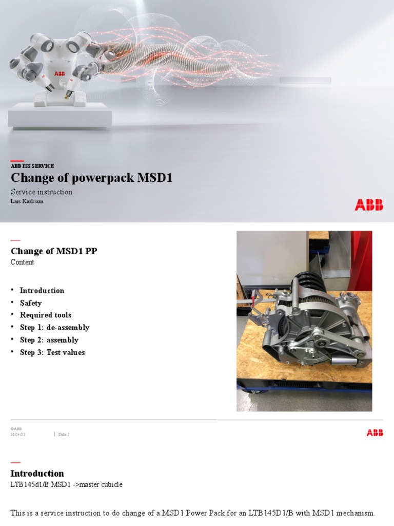 Assembly of MSD PP | PDF | Screw | Switch