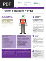 Infografia Uso Epp | PDF | Soldadura | Construcción