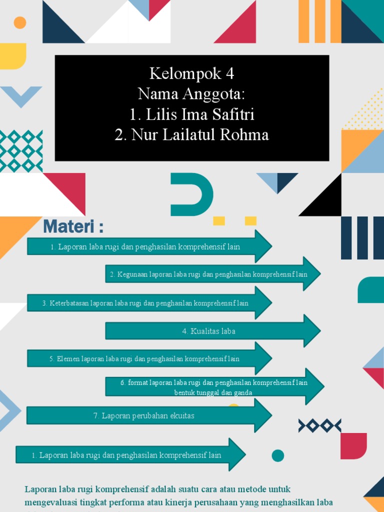 Lap. Laba Rugi Komprehensif | PDF