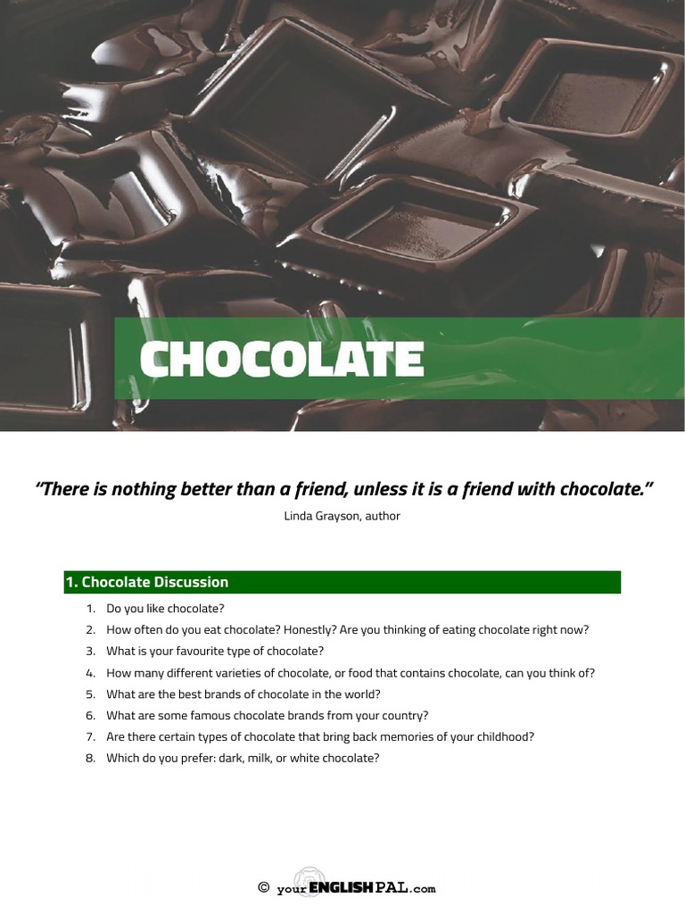 Lesson Plan Chocolate Student v2 | PDF | Chocolate | Fair Trade