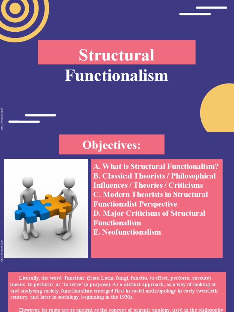 Structural Functionalism | PDF | Émile Durkheim | Sociology