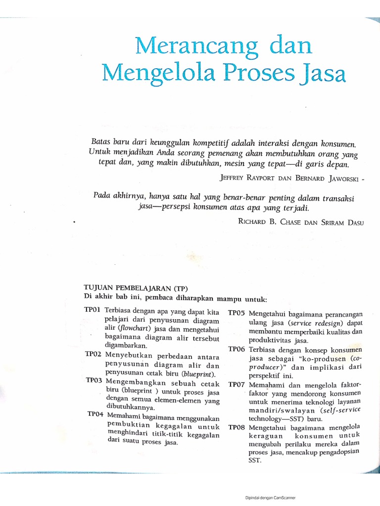 Bab 8 Merancang Dan Mengelola Proses Jasa | PDF