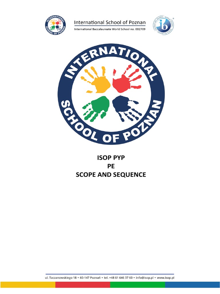 ISOP PYP Physical Education Framework | PDF | Physical Fitness | Learning